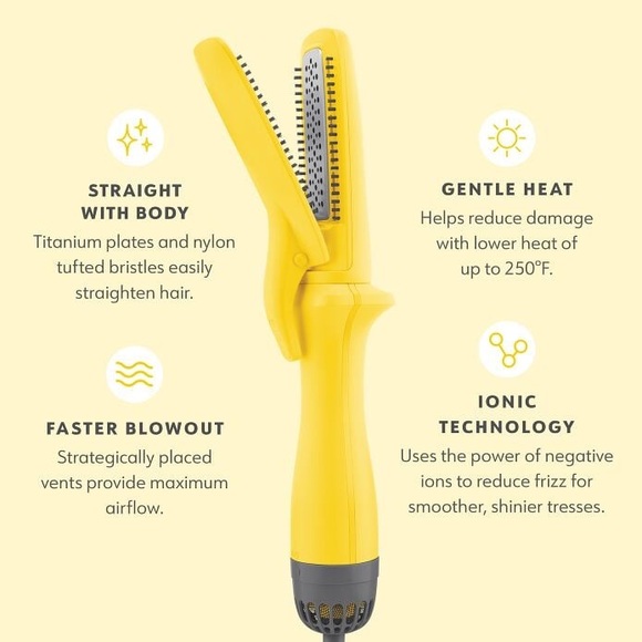 Drybar | Hair | Drybar The Straight Shot Blow Drying Flat Iron | Poshmark